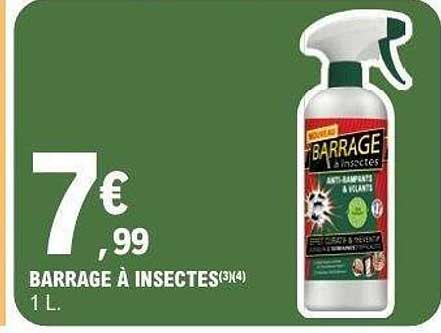 Barrage Aux Insectes Leclerc