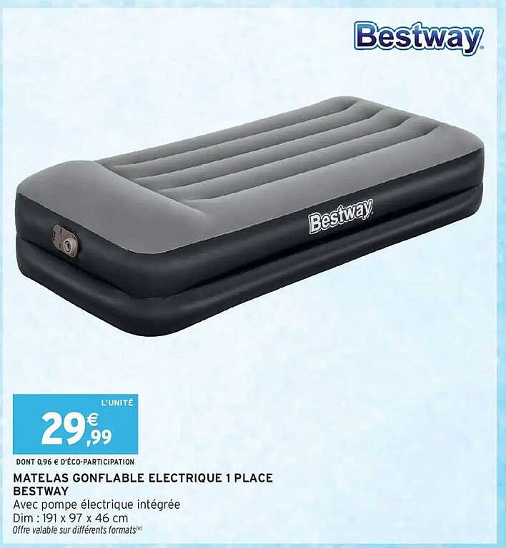 Matelas Gonflable Electrique 1 Place