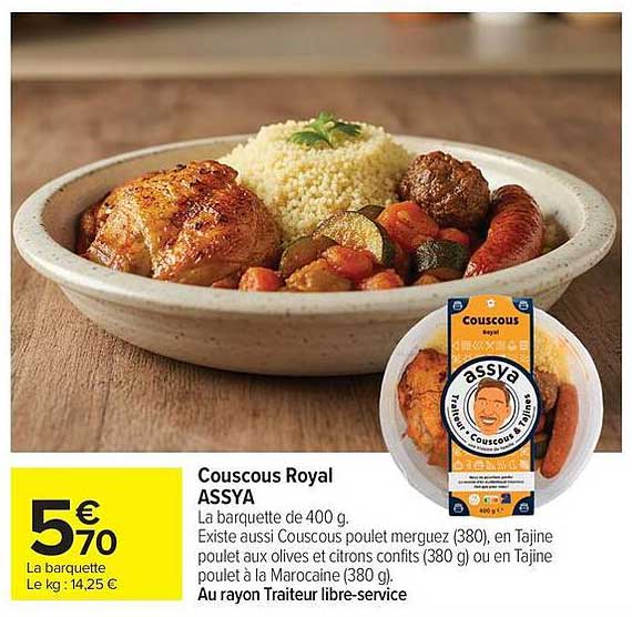 Promo Couscous Royal Assya chez Carrefour Market - 123Catalogue.fr