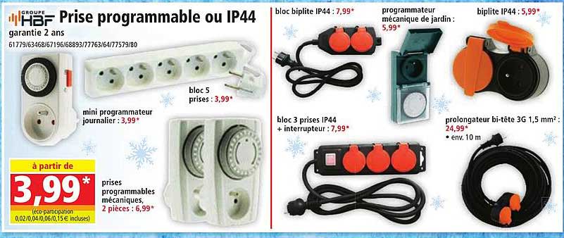 Promo Prise Programmable Ou Ip44 chez Norma - 123Catalogue.fr