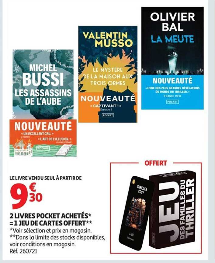 Promo Le Livre Vendu Seul À Partir De chez Auchan - 123Catalogue.fr