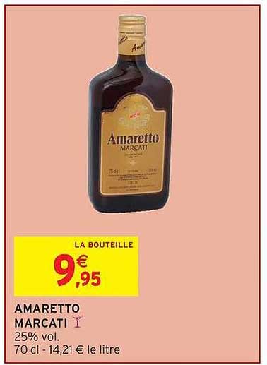 Promo Amaretto Marcati chez Intermarché - 123Catalogue.fr