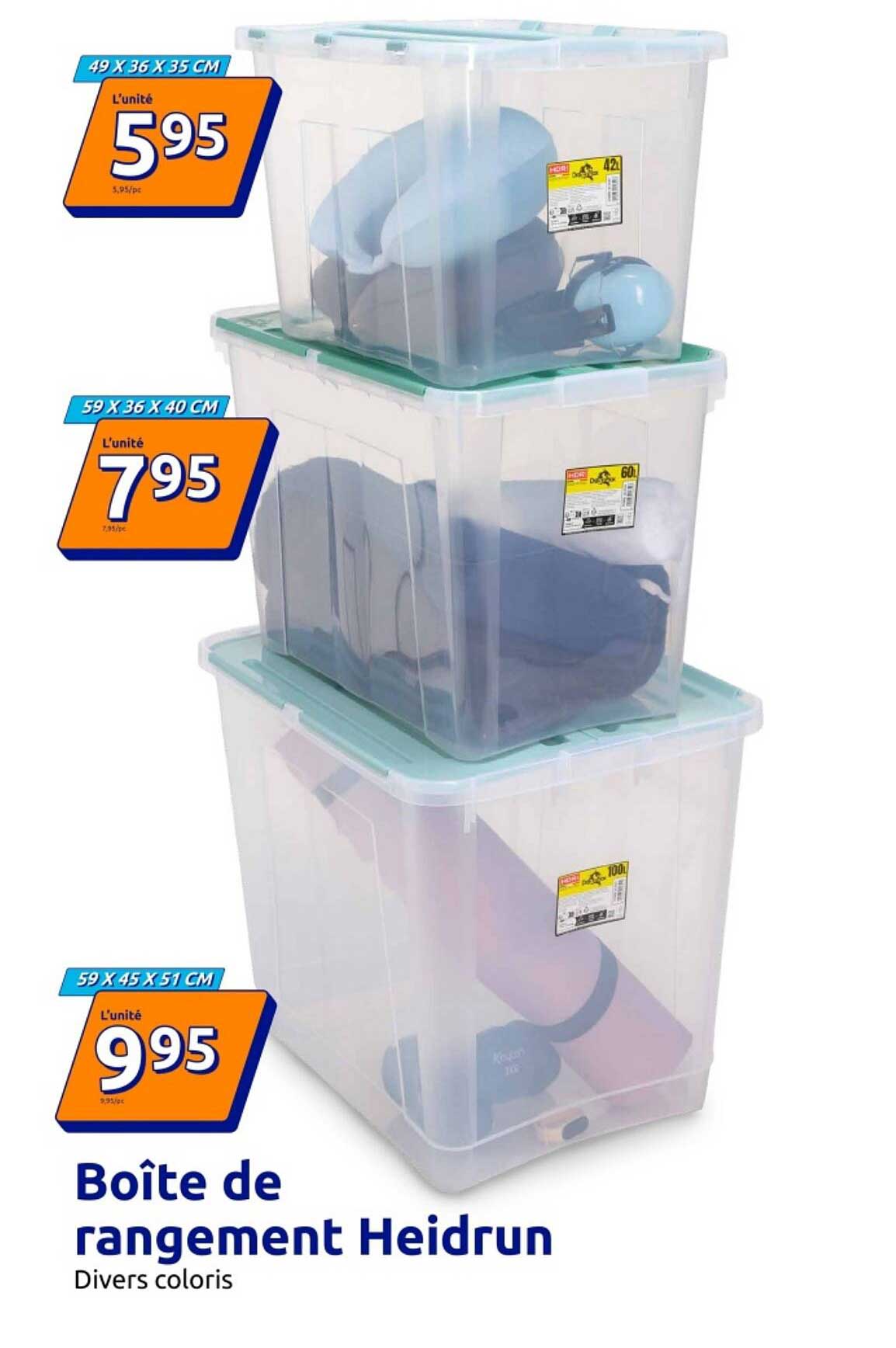 Bote De Rangement Chez Action