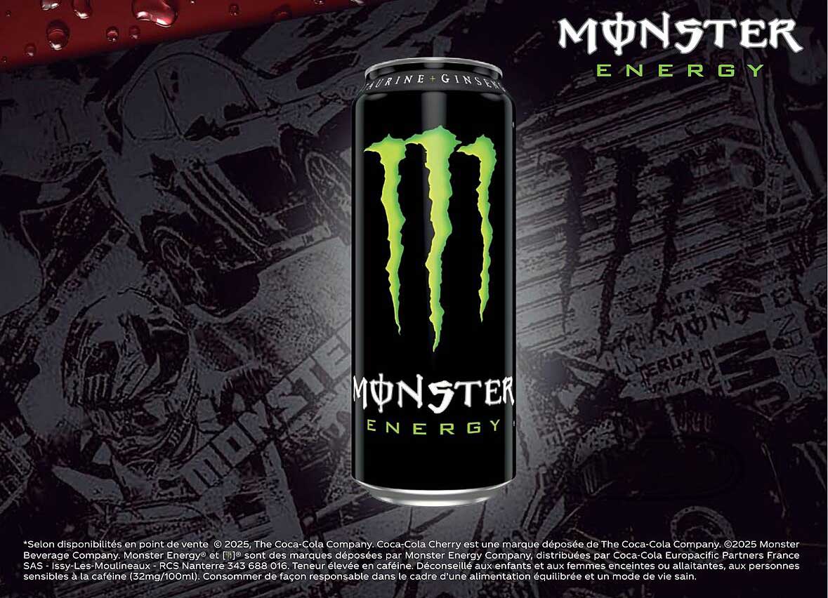Promo Monster Energy chez Lidl - 123Catalogue.fr