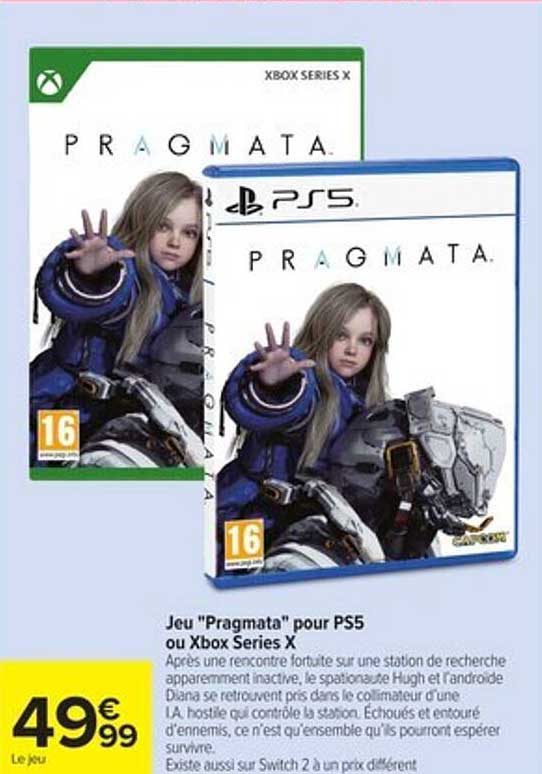 Promo Jeu "Pragmata" Pour Ps5 Ou Xbox Series X chez Carrefour ...