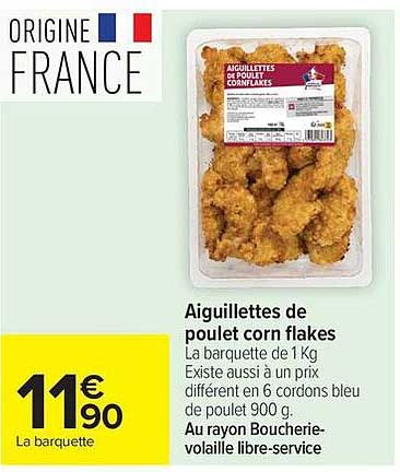 Promo Pané De Poulet Spécial Burger Chapelure Corn Flakes X2 Père Dodu ...