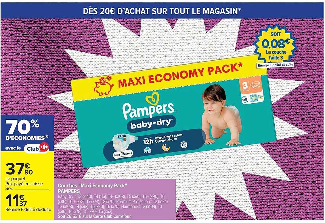 Promo Maxi Economy Pack* chez Carrefour - 123Catalogue.fr