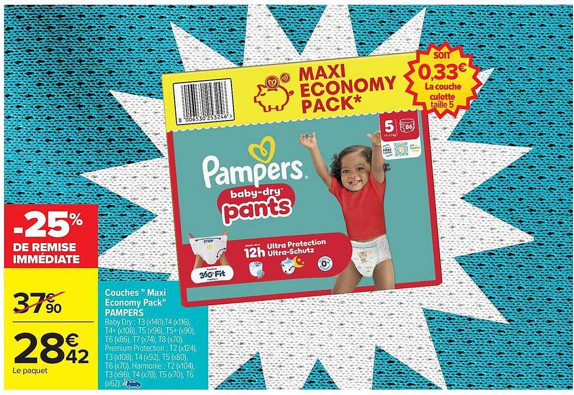 Promo Maxi Economy Pack* chez Carrefour - 123Catalogue.fr