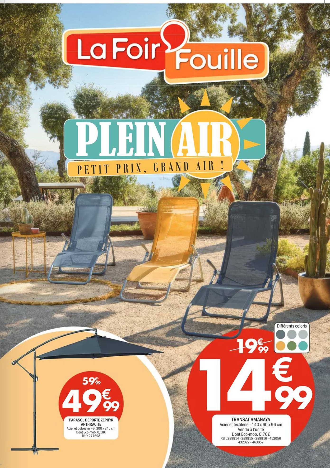 Promo Plein Air chez La Foir'Fouille - 123Catalogue.fr