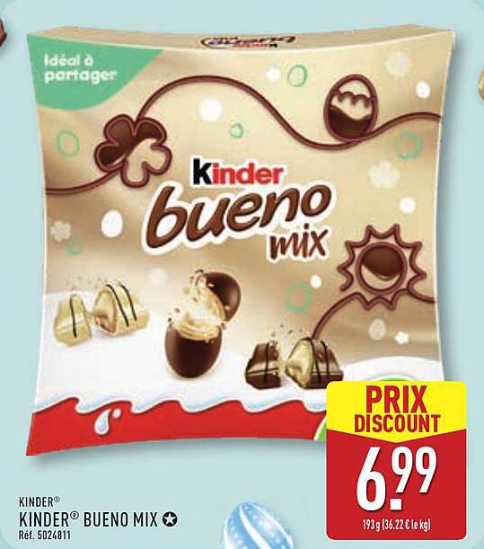 Promo Kinder Bueno Mix chez ALDI - 123Catalogue.fr
