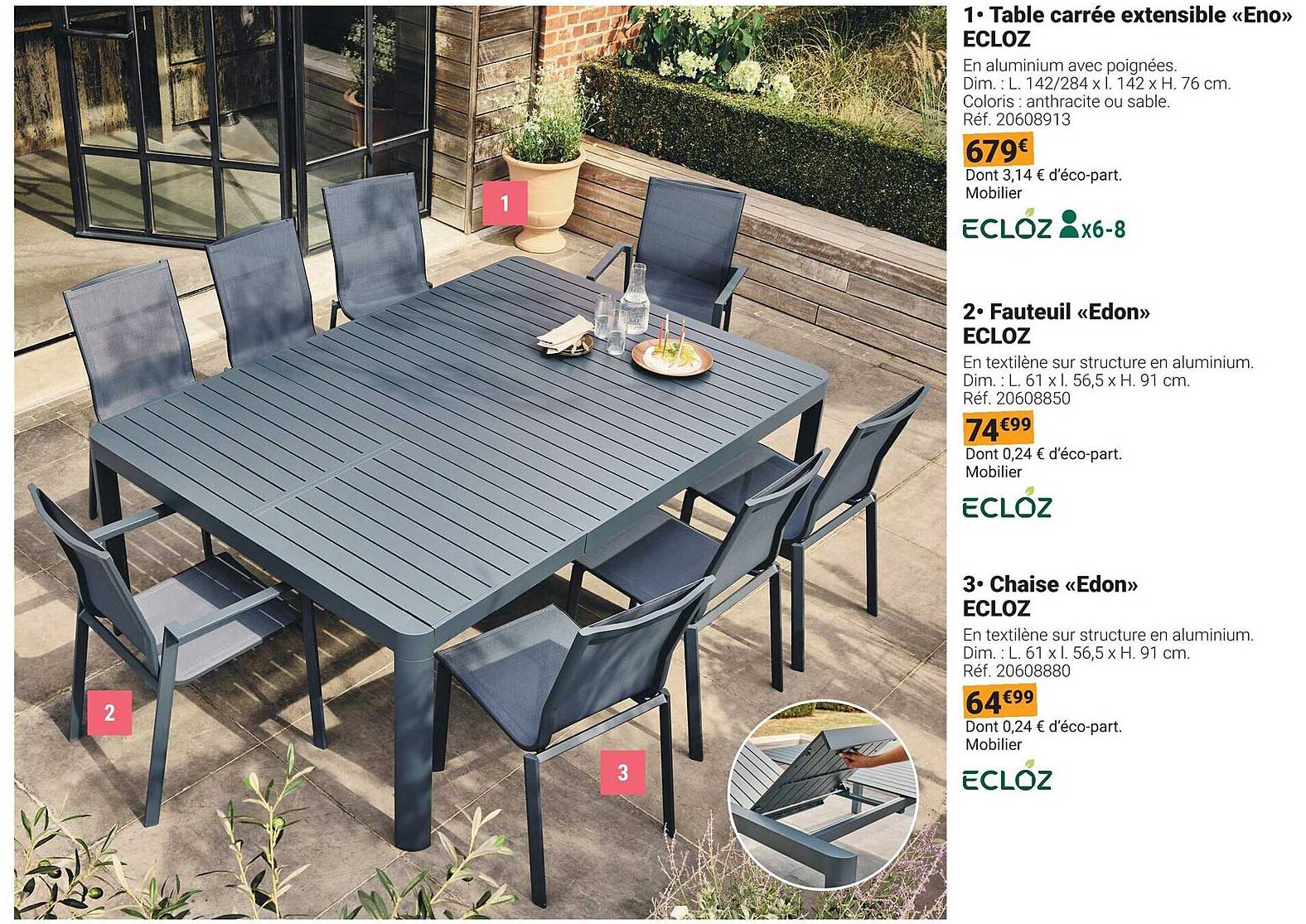 Table Jardin Brico Depot