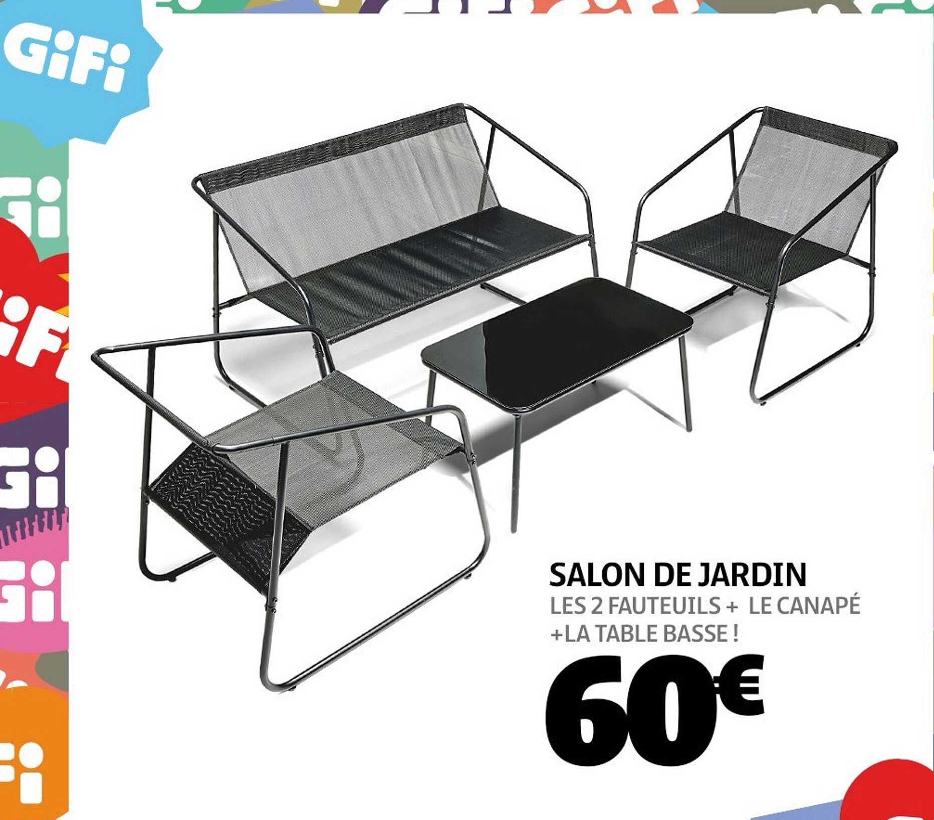 Canap De Jardin Gifi