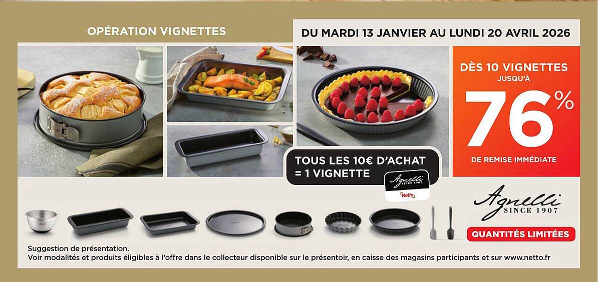 Promo Opération Vignettes chez Netto - 123Catalogue.fr
