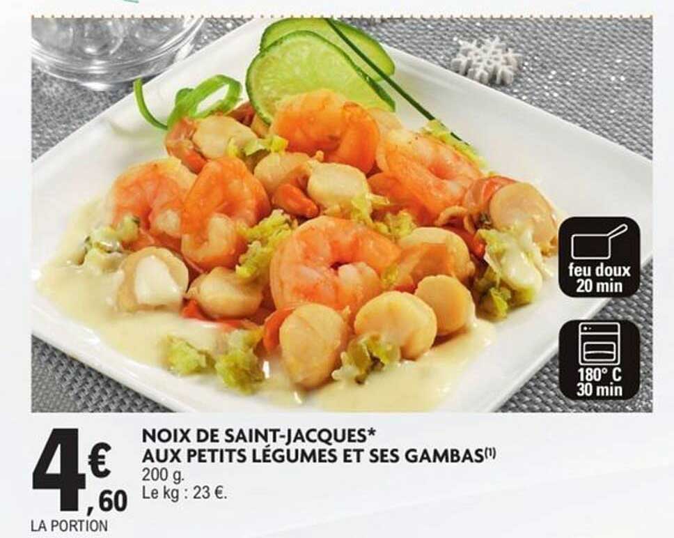 Gambas Et Noix De Saint Jacques Aux ãƒâpices
