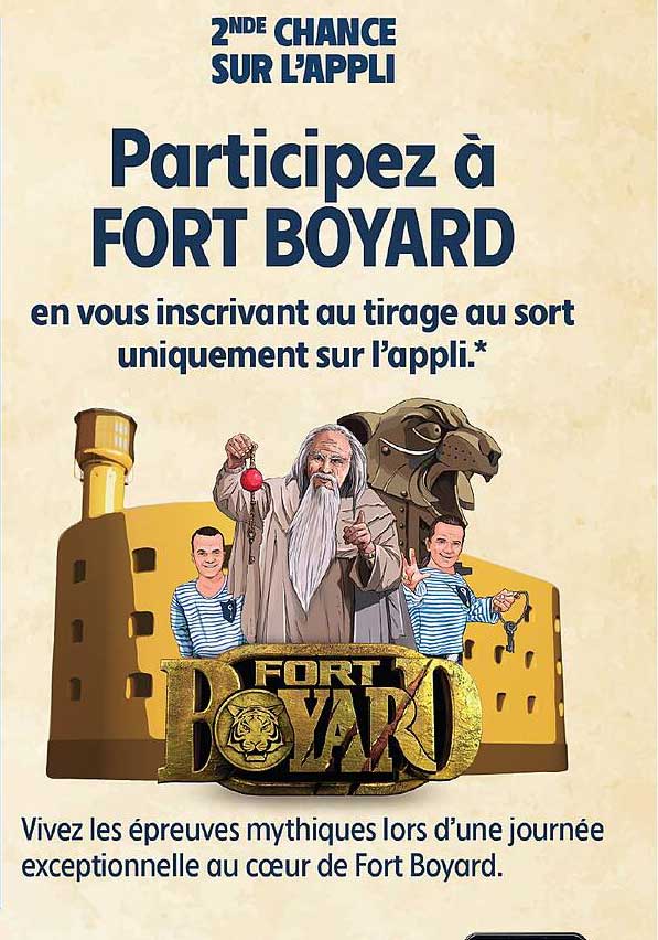Promo Participez À Fort Boyard chez Intermarché - 123Catalogue.fr