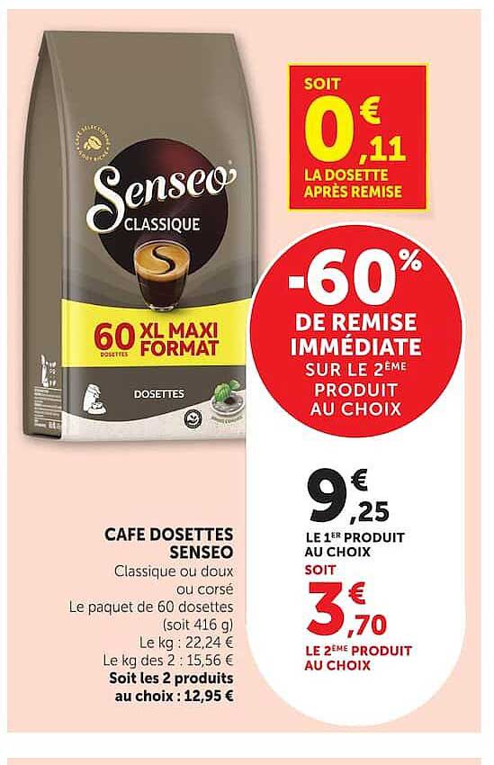 Promo Dosettes De Café Classique Grand'mère chez Intermarché ...