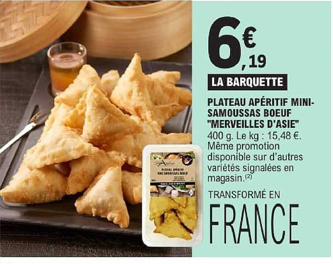 Promo Plateau Apéritif De Mini-Nems Au Poulet + Sauce Merveilles D'asie ...