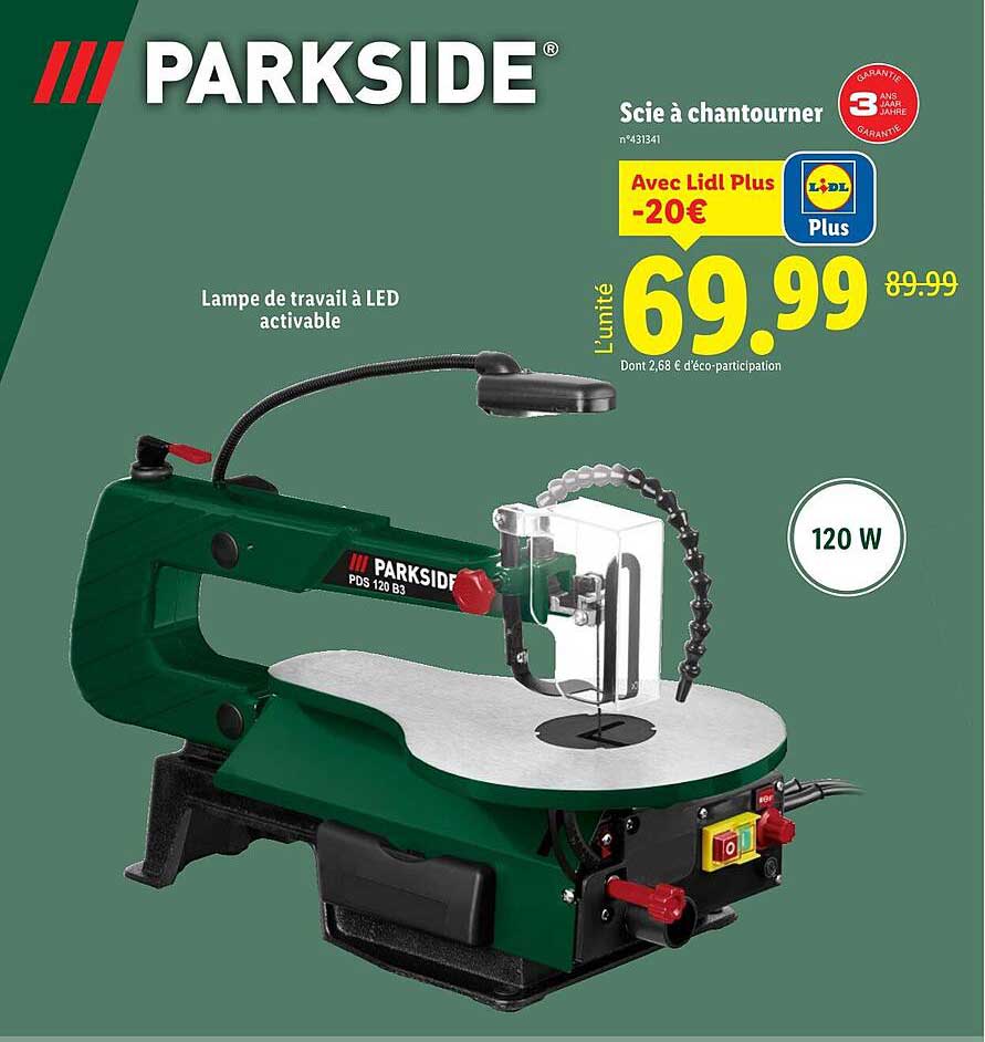 Scie A Chantourner offre chez Lidl