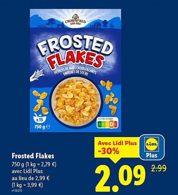 Promo Frosted Flakes chez Lidl - 123Catalogue.fr