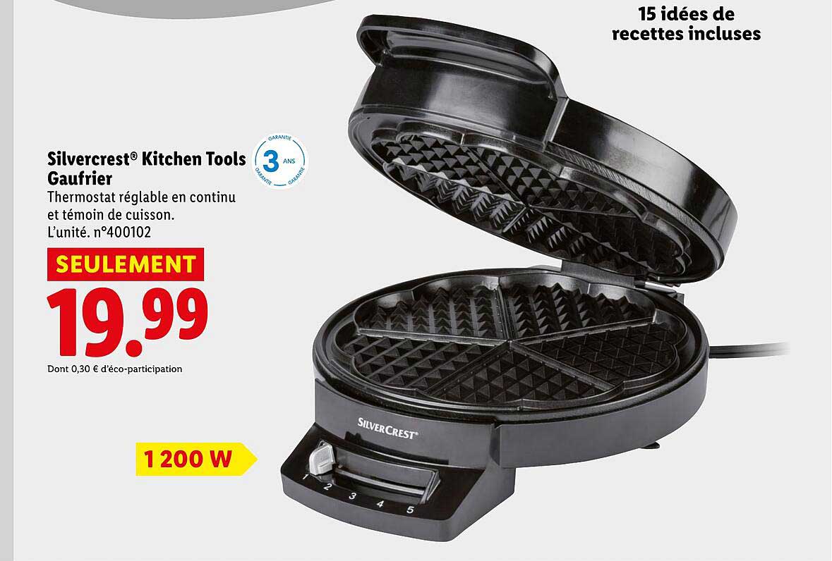 Silvercrest Gaufrier 3 En 1 Lidl Avis