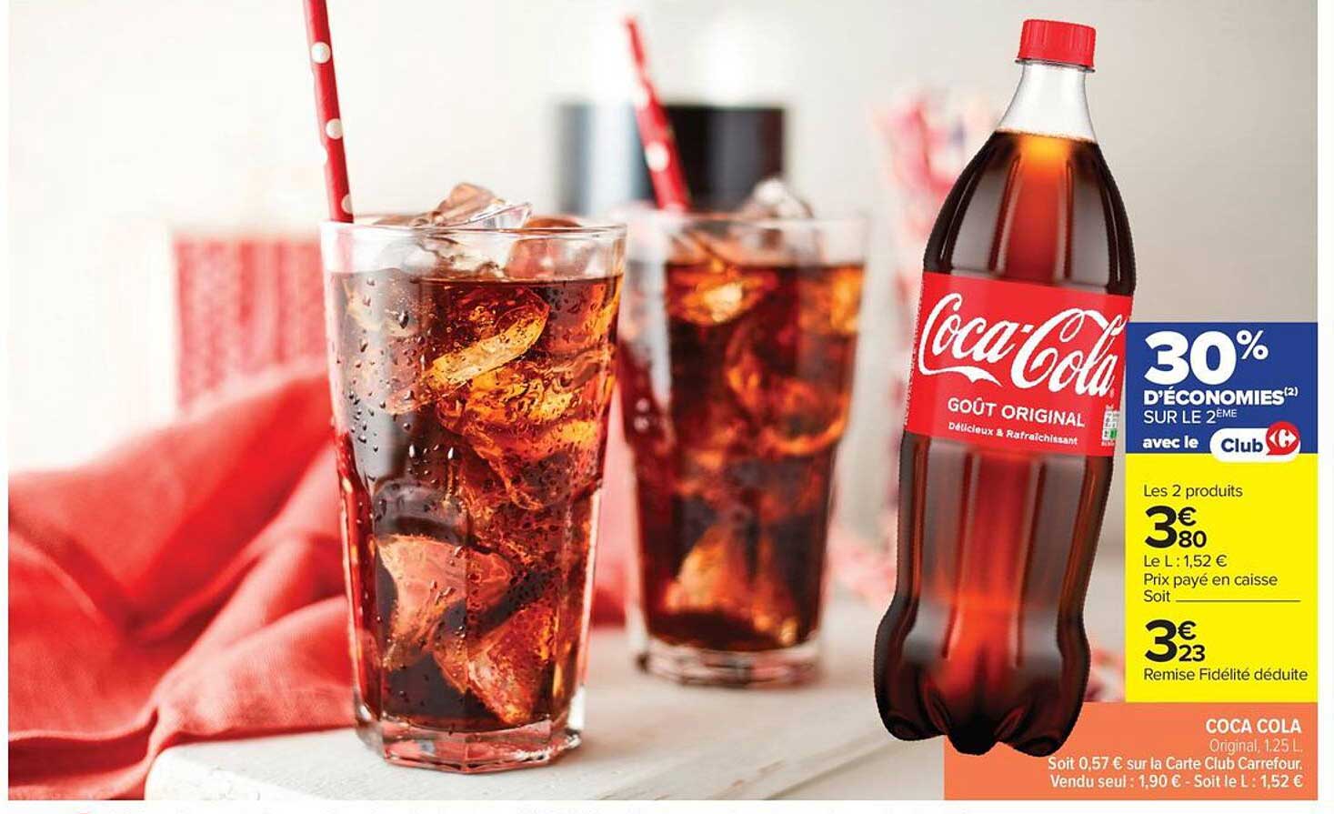 Promo Original "Coca-Cola" chez marché frais Géant - 123Catalogue.fr