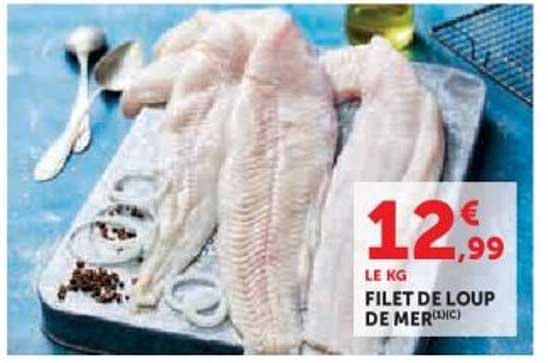 Promo Filet De Loup De Mer chez Hyper U - 123Catalogue.fr