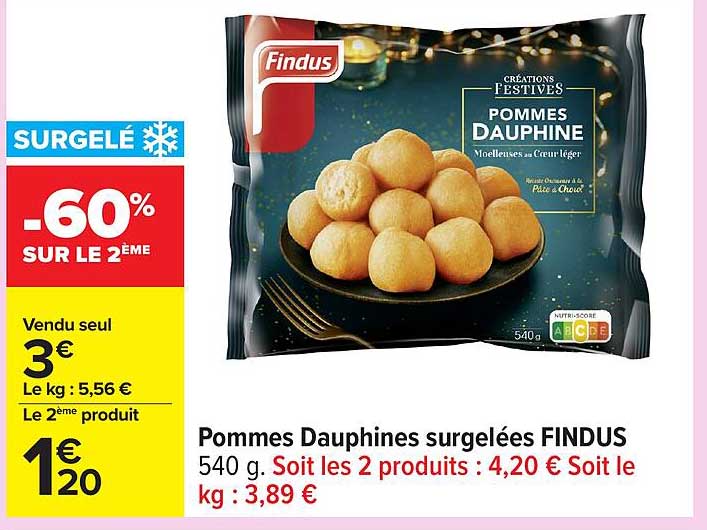 Meilleures Pommes Dauphines Surgelãƒâes