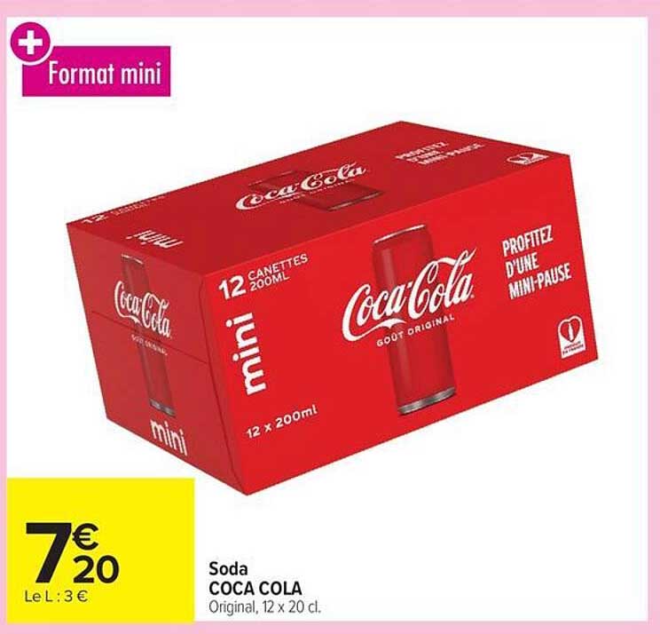 Promo Soda Coca Cola chez Carrefour - 123Catalogue.fr