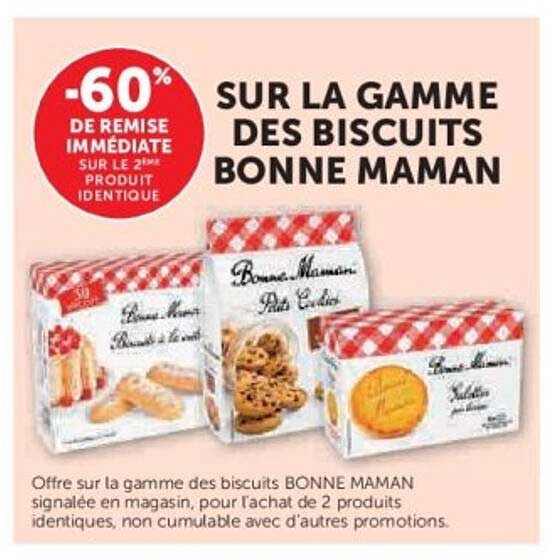 Promo Sur La Gamme Des Biscuits Bonne Maman chez Bi1 - 123Catalogue.fr