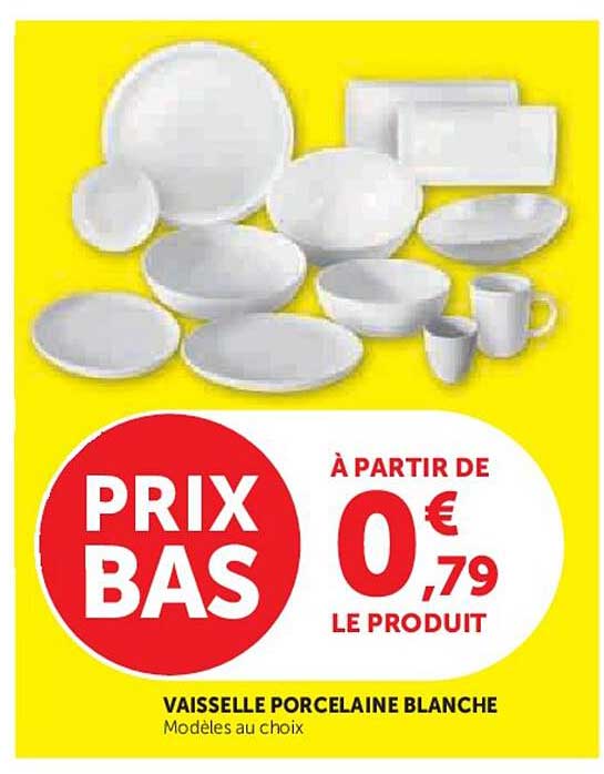 Vaisselle Super U