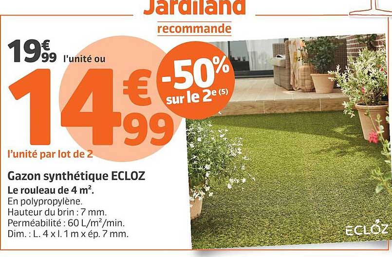 Jardiland Gazon Synthetique