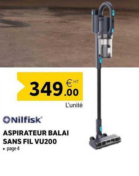Promo Aspirateur Balai Sans Fil chez Carrefour - 123Catalogue.fr