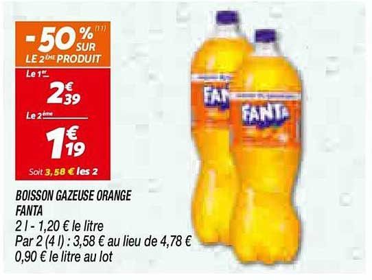 Promo Fanta Orange chez Lidl - 123Catalogue.fr