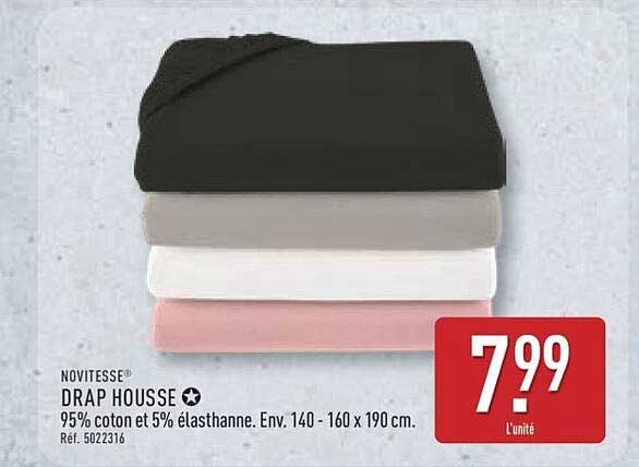 Promo Drap-Housse 2 En 1 Imper-Respirant chez E.Leclerc - 123Catalogue.fr