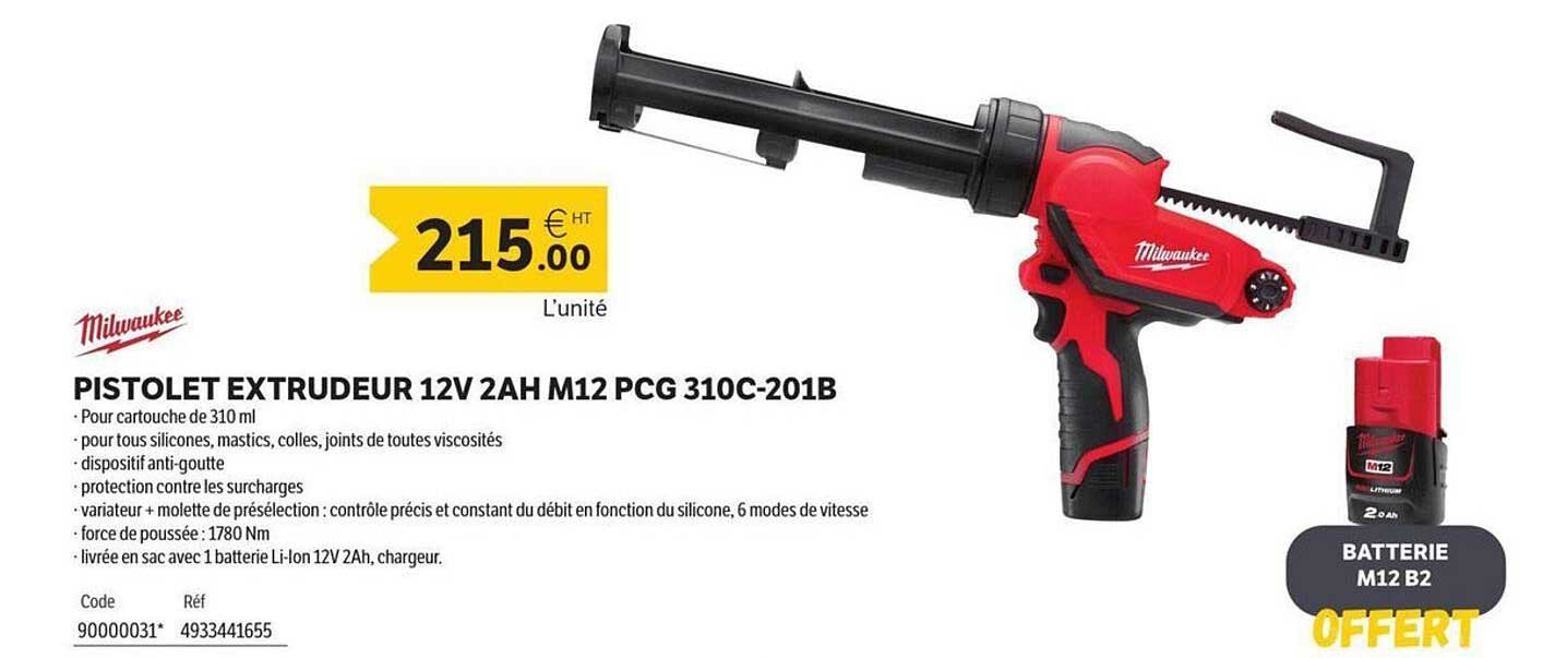 Promo Pistolet Extrudeur R-Gun-300-N chez DomPro - 123Catalogue.fr