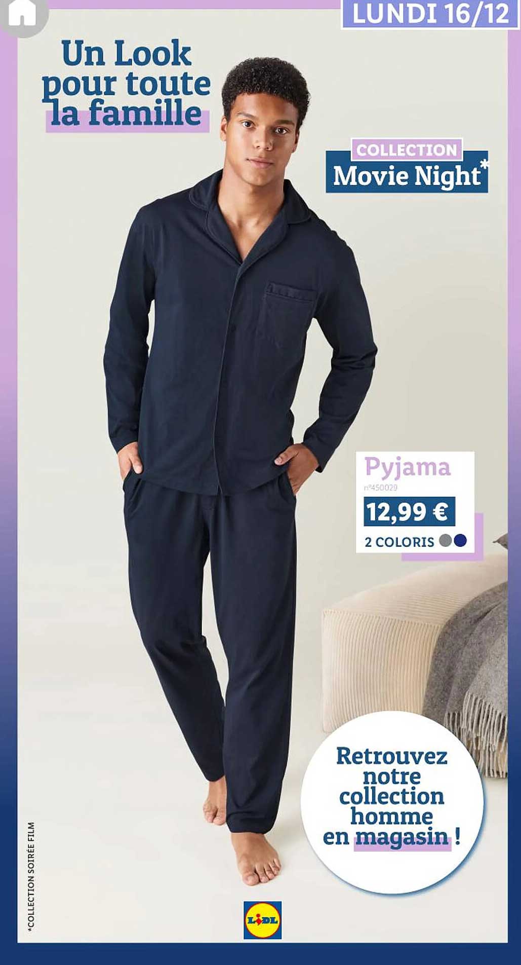 Promo Pyjama chez Lidl - 123Catalogue.fr