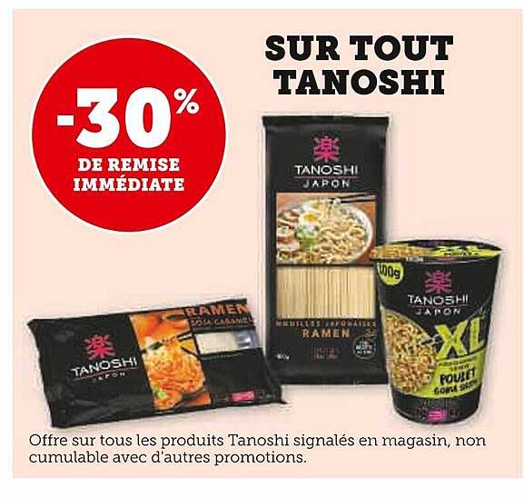 Promo Sur Tout Tanoshi chez Super U - 123Catalogue.fr