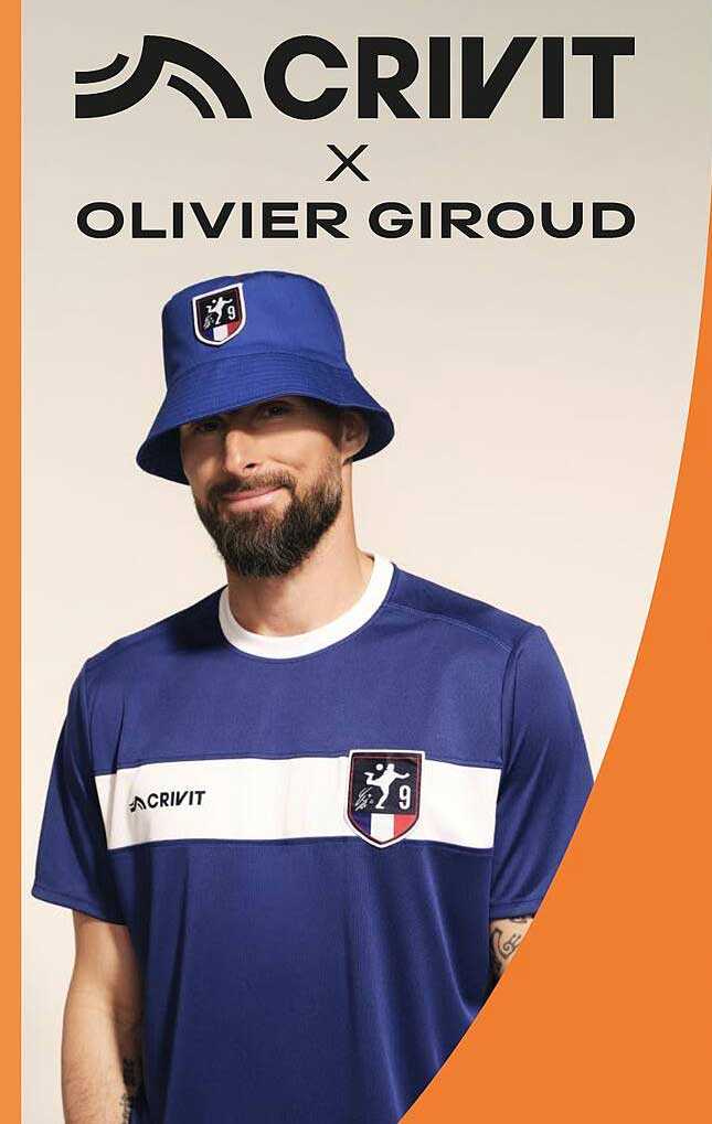 Promo Crivit X Olivier Giroud chez Lidl - 123Catalogue.fr