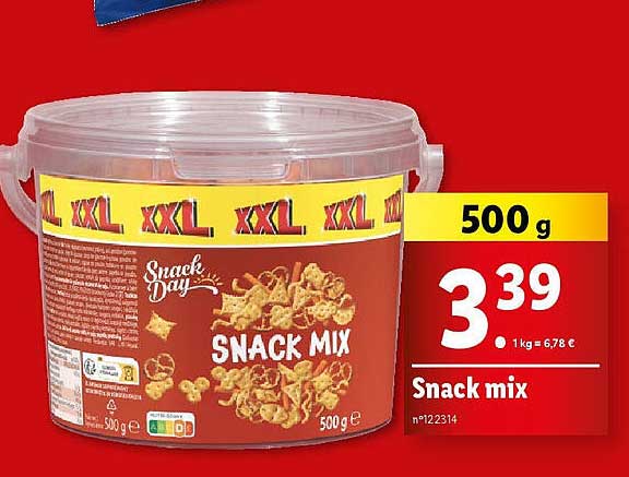 Promo Snack Mix chez Lidl - 123Catalogue.fr