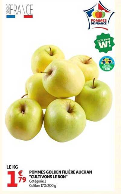 Prix Des Pommes Golden