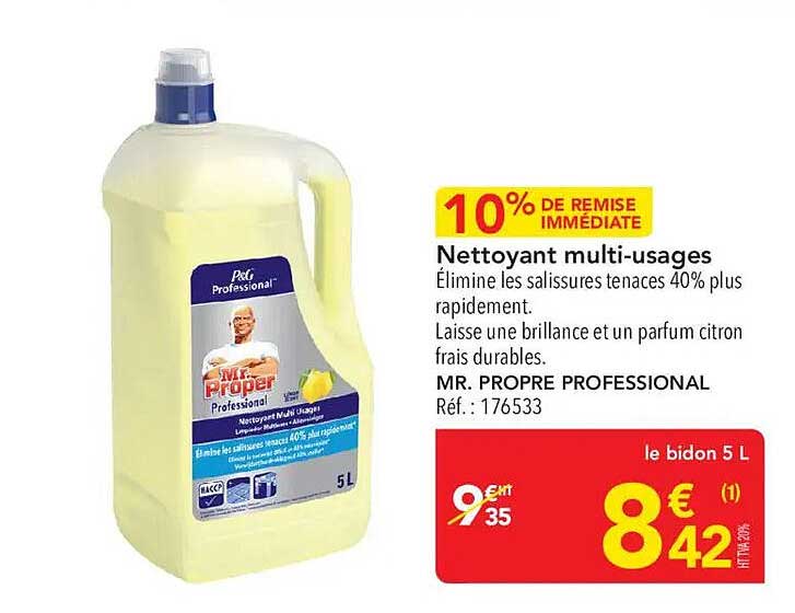 Promo Liquide Nettoyant** Multi-Usages Forêt Des Landes St Marc chez ...