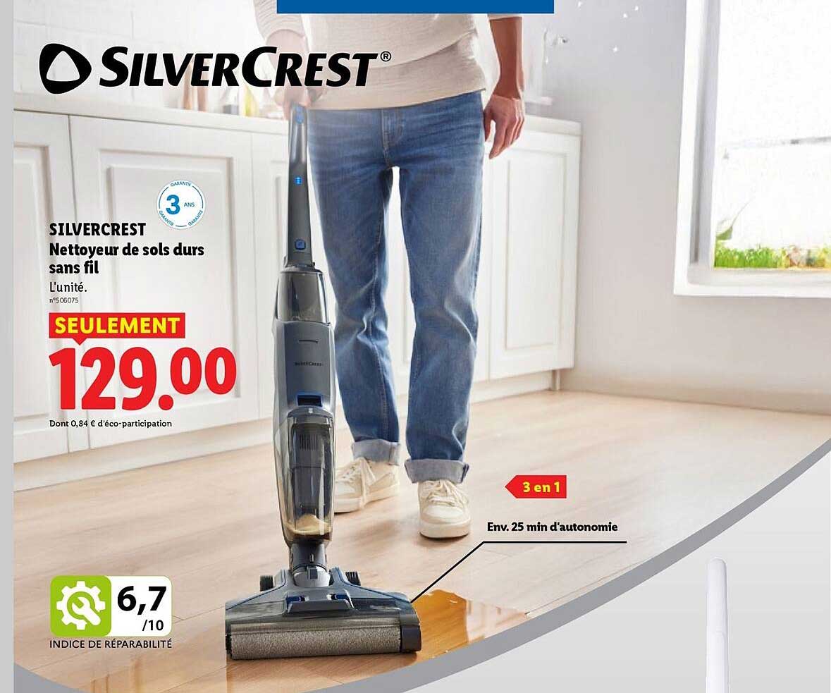 Promo Silvercrest Nettoyeur Vapeur 3 En 1 chez Lidl - 123Catalogue.fr