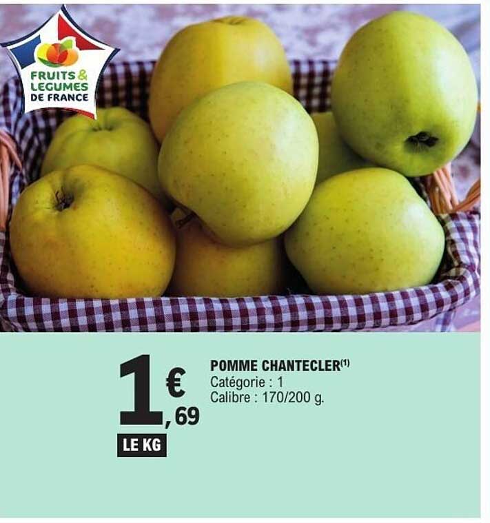 Promo Pomme Chantecler(1) chez E.Leclerc - 123Catalogue.fr
