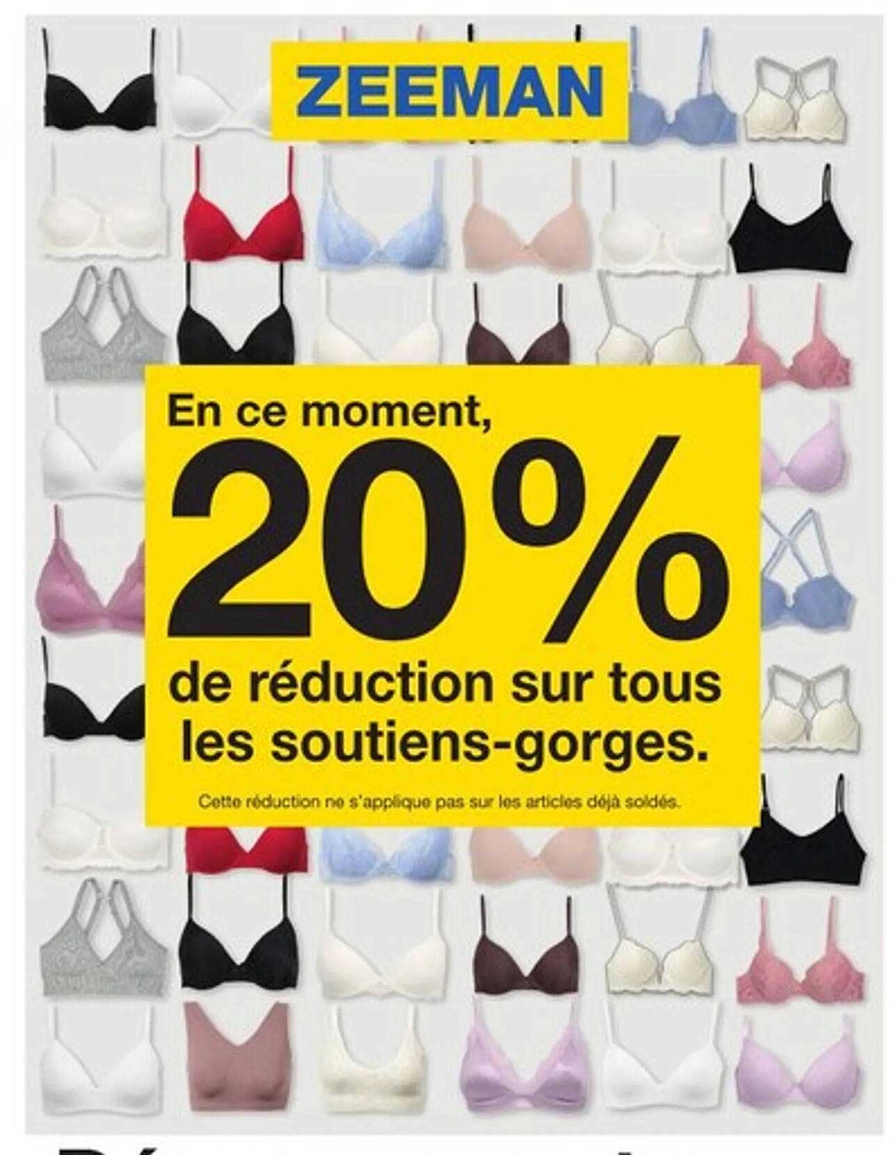 Promo En Ce Moment, 20% De Réduction Sur Tous Les Soutiens-Gorges. chez ...