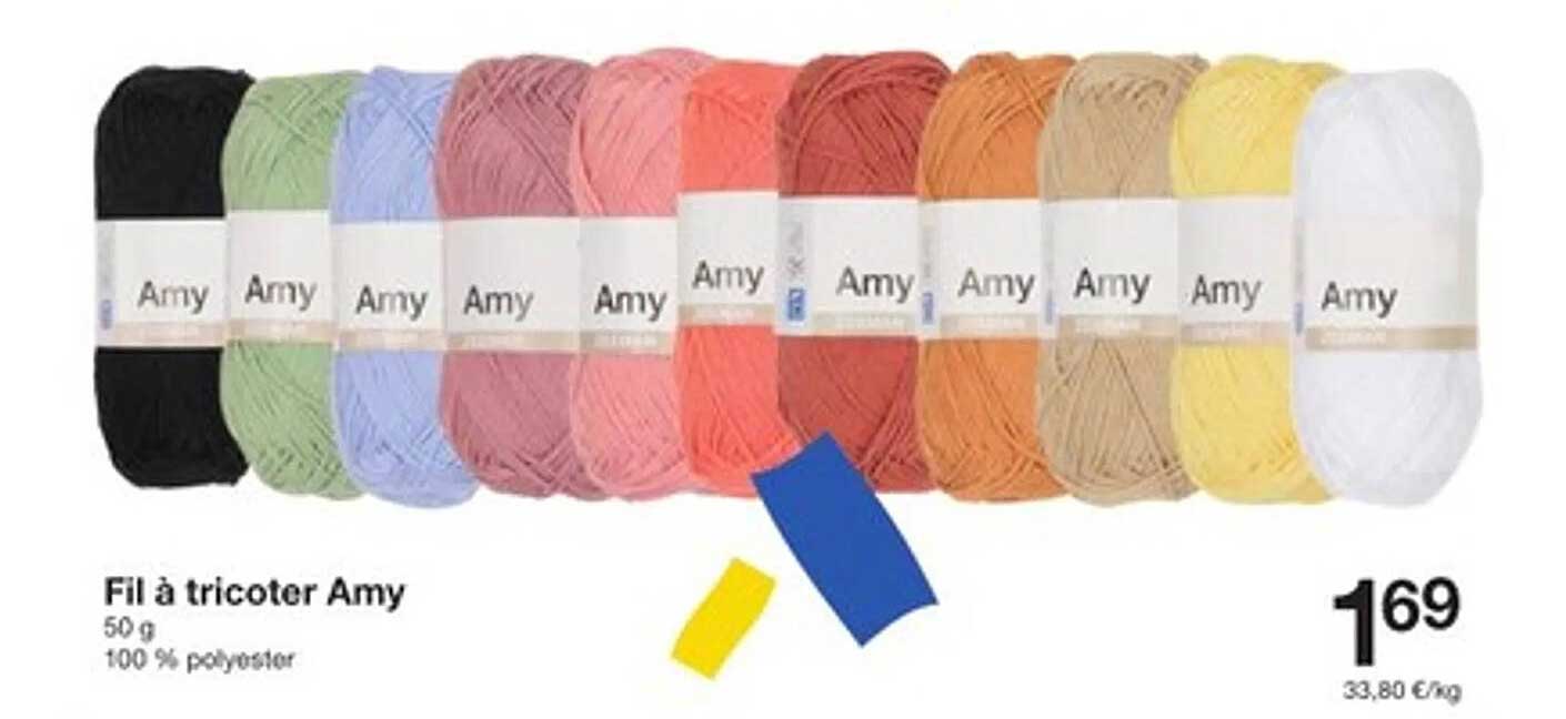 Promo Fil À Tricoter Amy chez Zeeman - 123Catalogue.fr