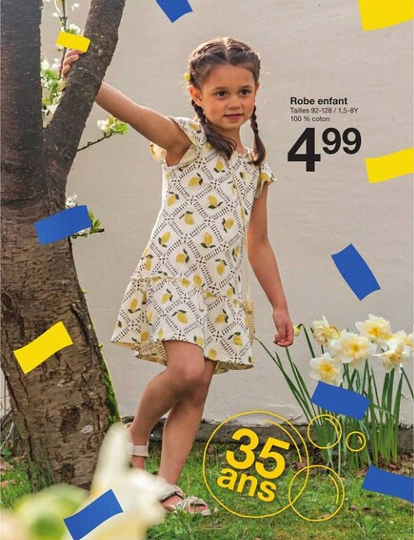 Promo Robe Enfant chez Zeeman - 123Catalogue.fr
