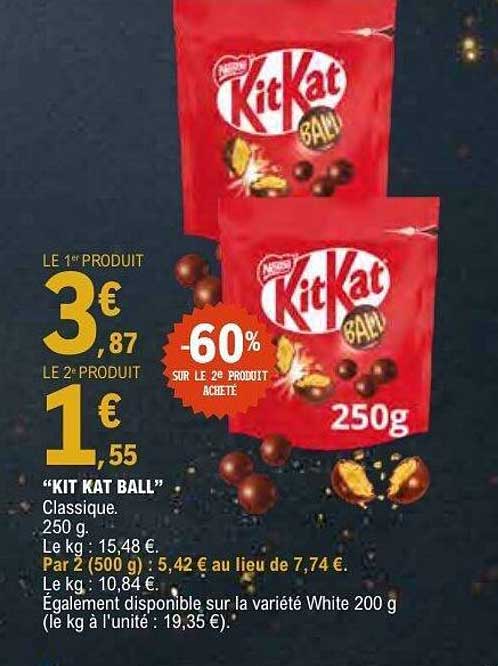 Promo "Kit Kat Ball" chez E.Leclerc - 123Catalogue.fr