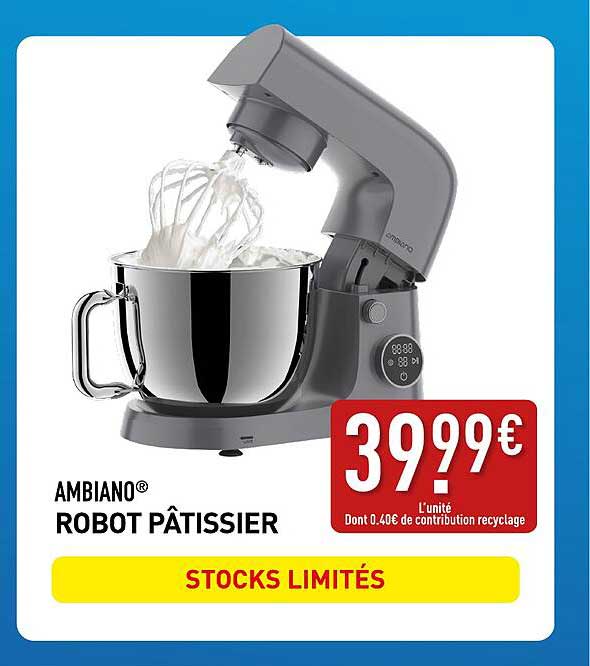Promo Ambiano® Robot Pâtissier chez ALDI - 123Catalogue.fr