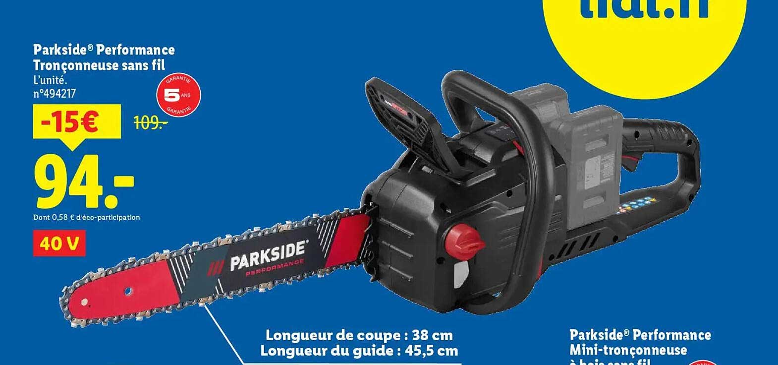 Tronconneuse Lidl Parksidenull