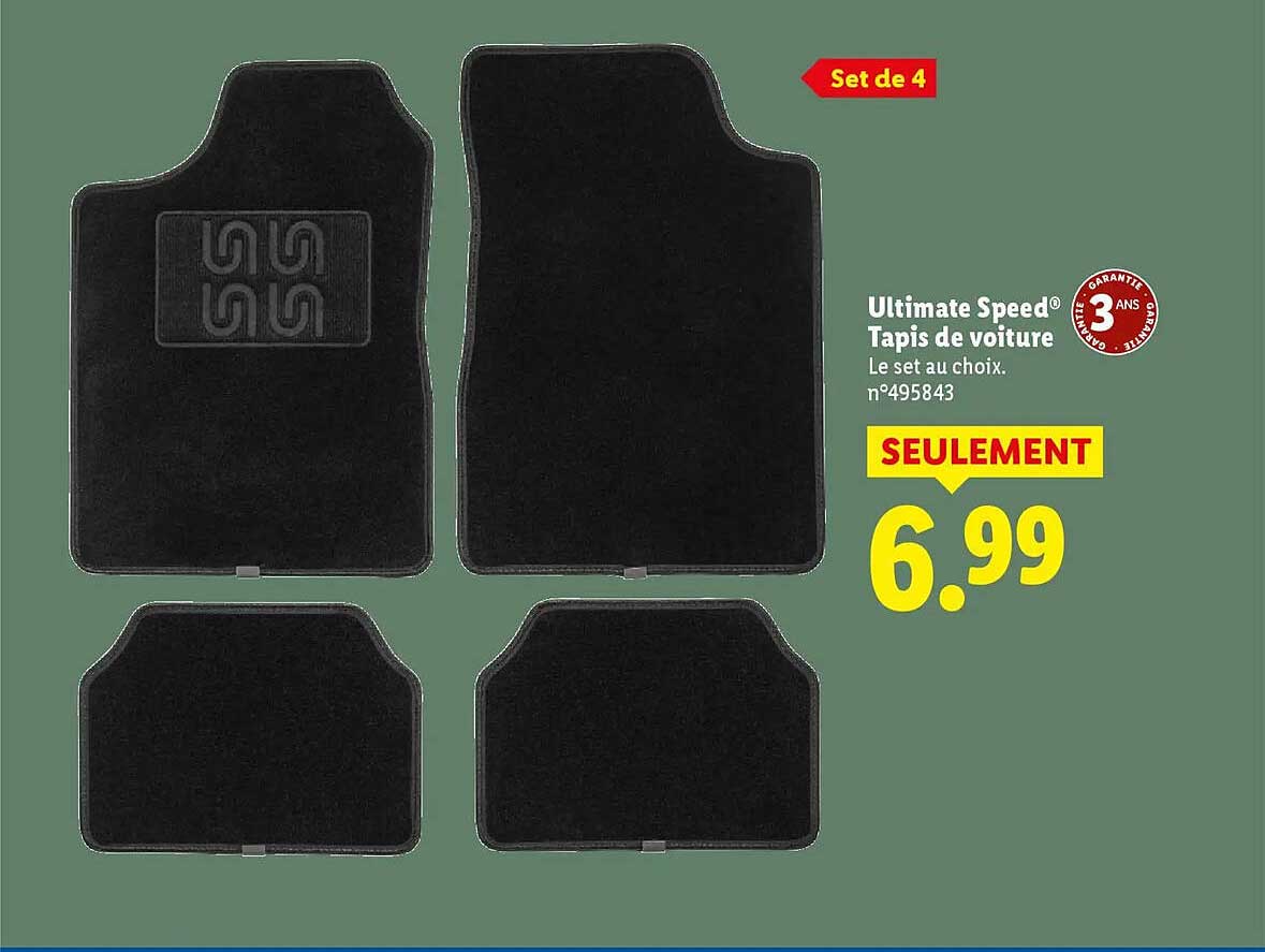 Tapis Voiture Lidl